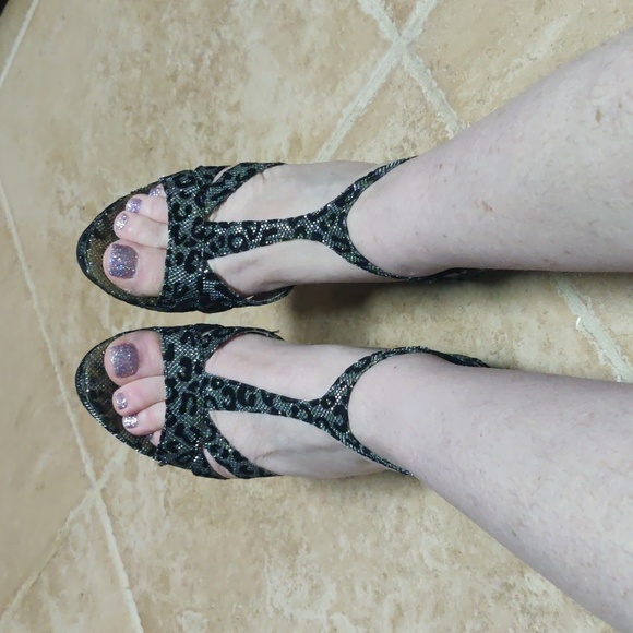 Anne Michelle | Shoes | 5in Platform Stiletto Animal Print Heels | Poshmark